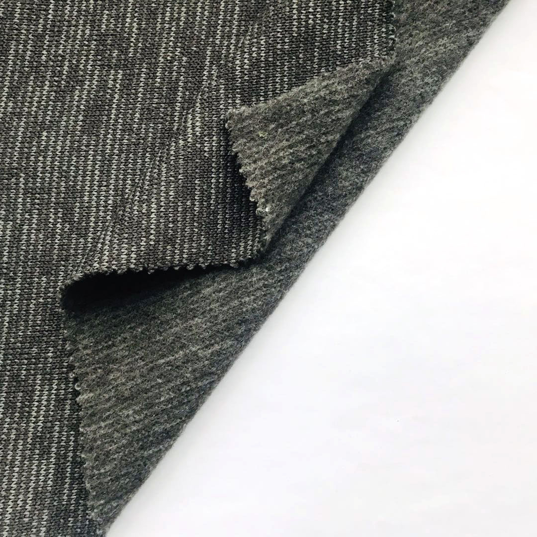 China Hot selling Polyester Cationic Brushed Hacci Fabric for Garment ...